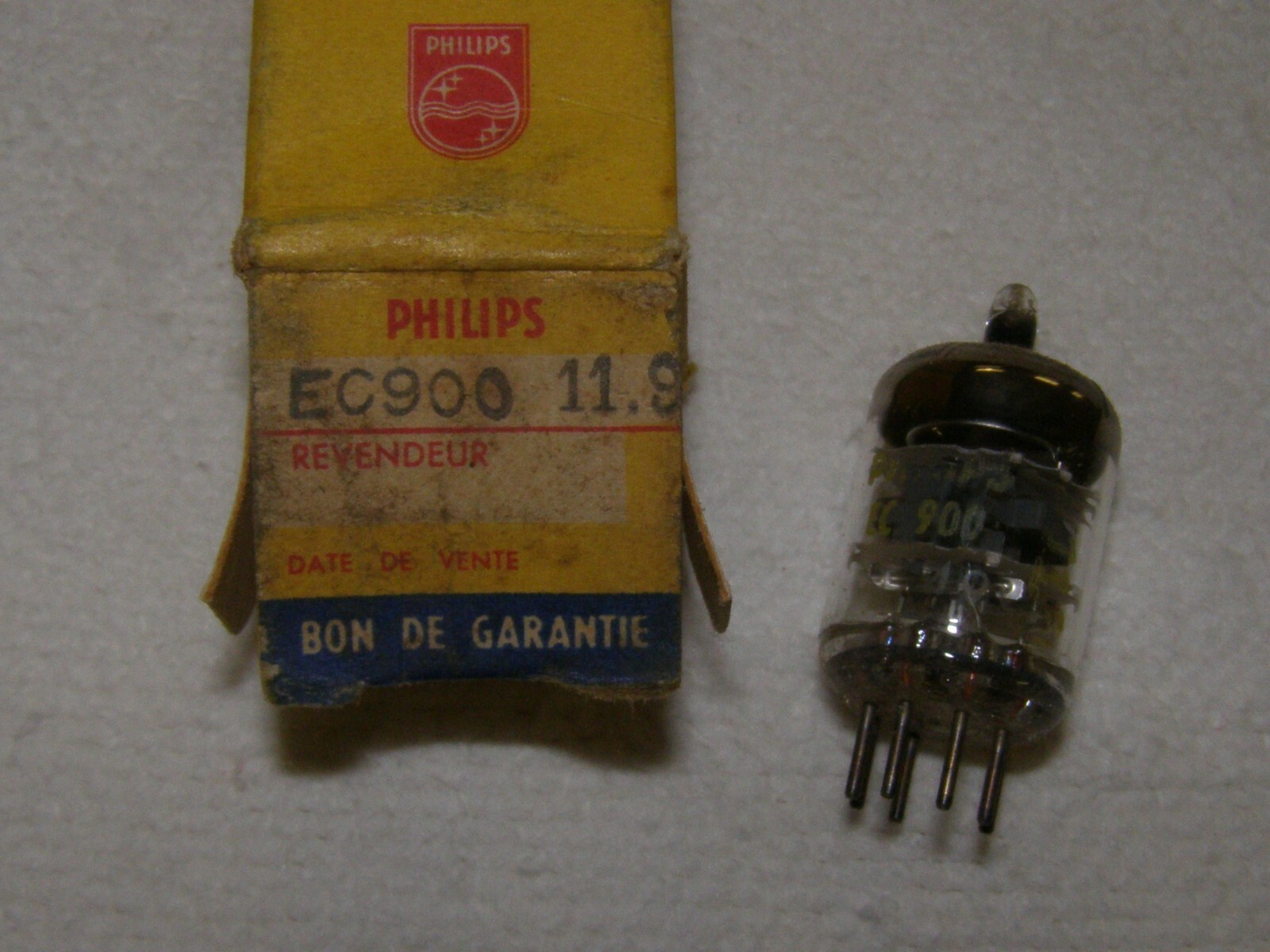 EC900 11.9 PHILIPS Röhre Valve tube lampe valvo ampoule radio TSF | eBay