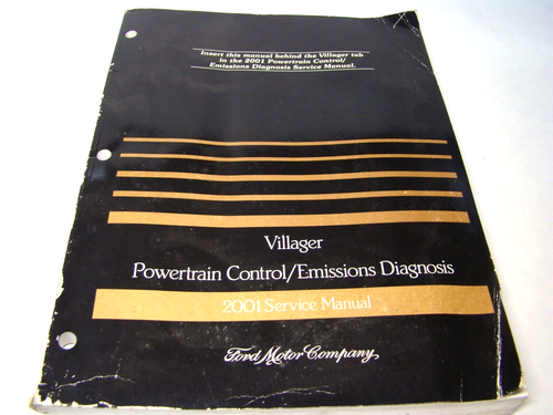 2001 Mercury Villager Emissions OBD Powertrain Controls Shop Service ...