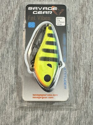 Savage Gear Fat Vibes Hard Body Lipless Crankbait 3/4 oz 2 2/3 ...