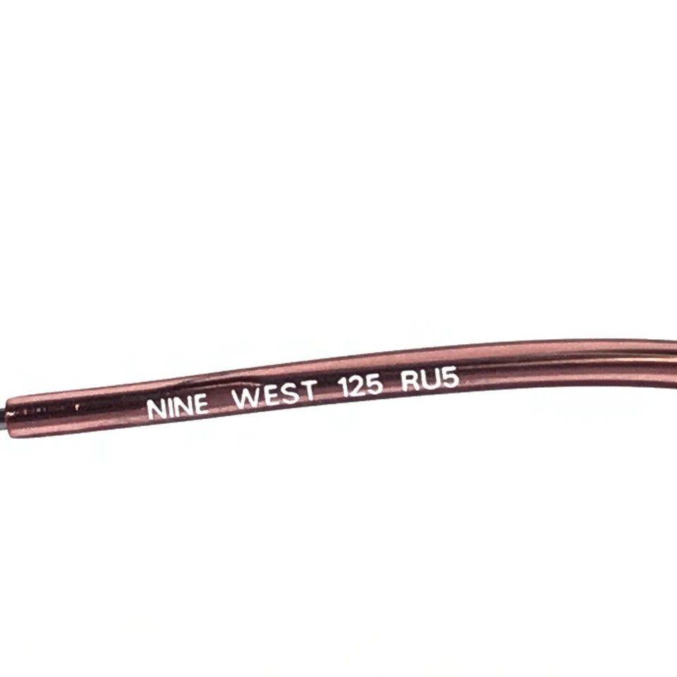 Nine West Petite Small Eyeglasses Frames RU5 Purple Silver Cat Eye 43 ...