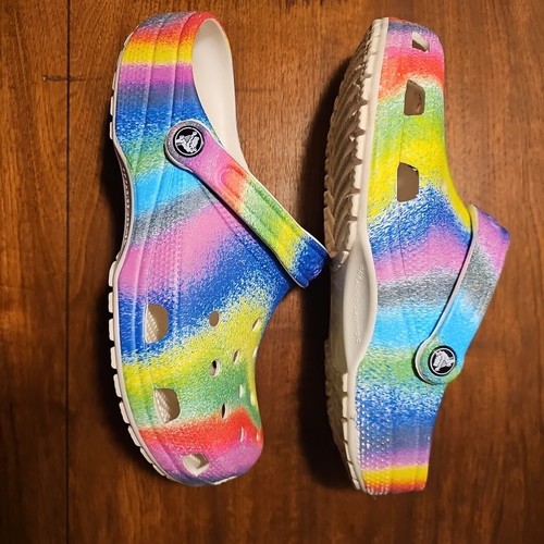 Crocs Classic Spray Tie Dye Clog 208054-94S Unisex Size M9/W11 ...