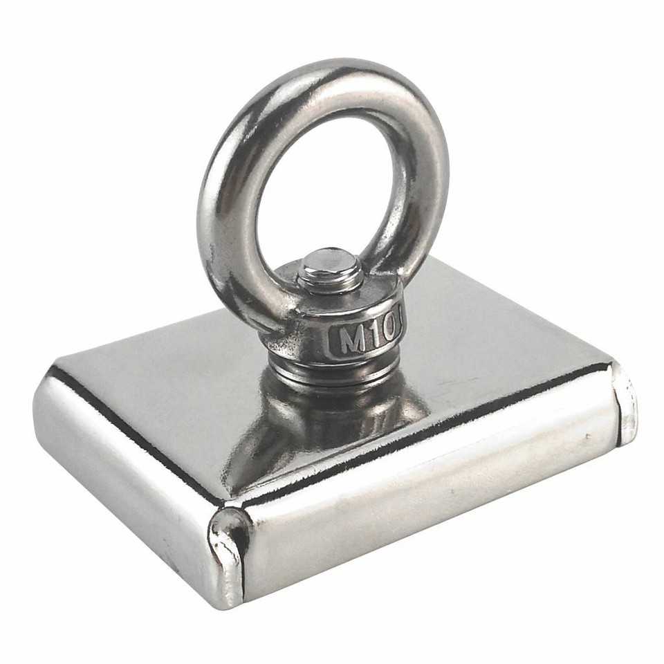 Upto 700 Lbs Fishing Magnet Kit Pull Force Strong Neodymium OR Rope ...