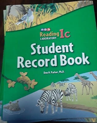 SRA reading Laboratory Student Record Books 1C NEW free shipping!! | eBay