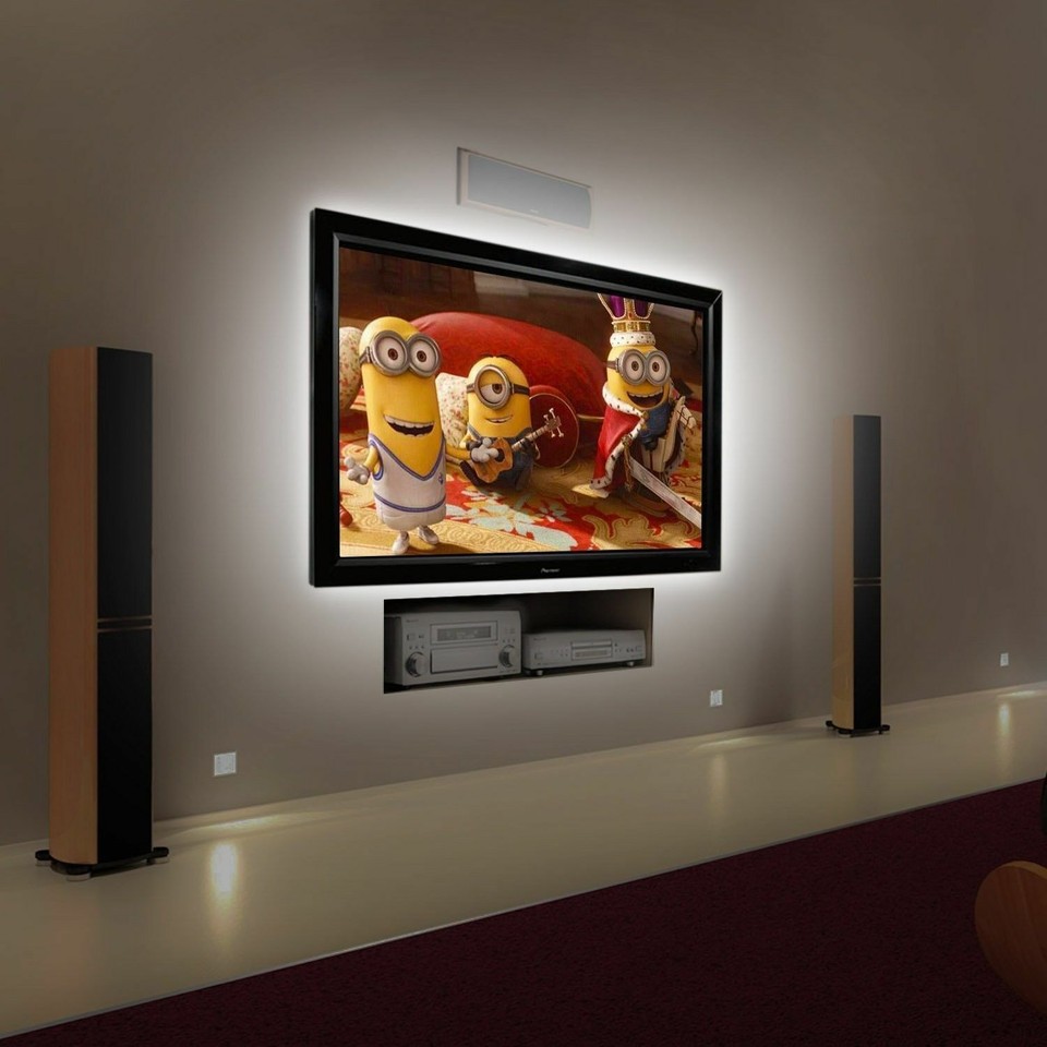 5050 USB LED Strip TV Backlight Background Lighting TV Desktop White ...