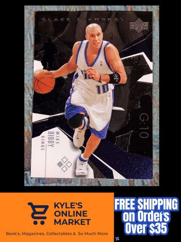 Mike Bibby Sacramento Kings 2003 Upper Deck Black Diamond #10 | eBay