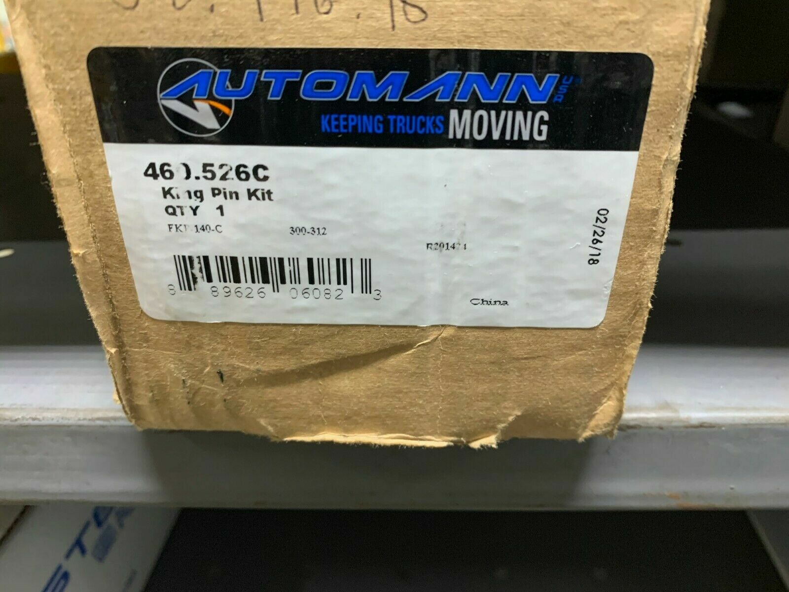 460.526C AUTOMANN King Pin Kingpin Set Kit MCI GILLIG BUS MERITOR DANA ...