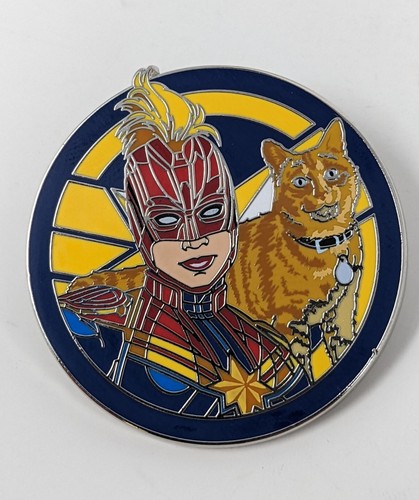 Captain Marvel Goose Cat One Family Disney Pin Trading Event Mystery ...