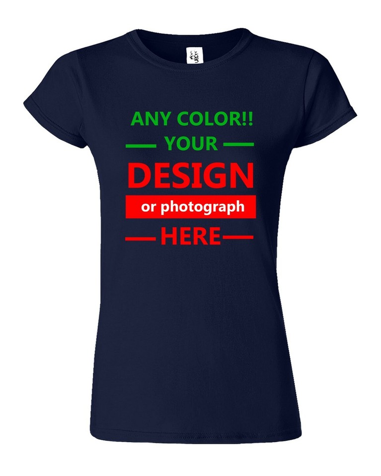 Personalized Custom Print Your Logo Photo On T Shirt As Photo Custom ...