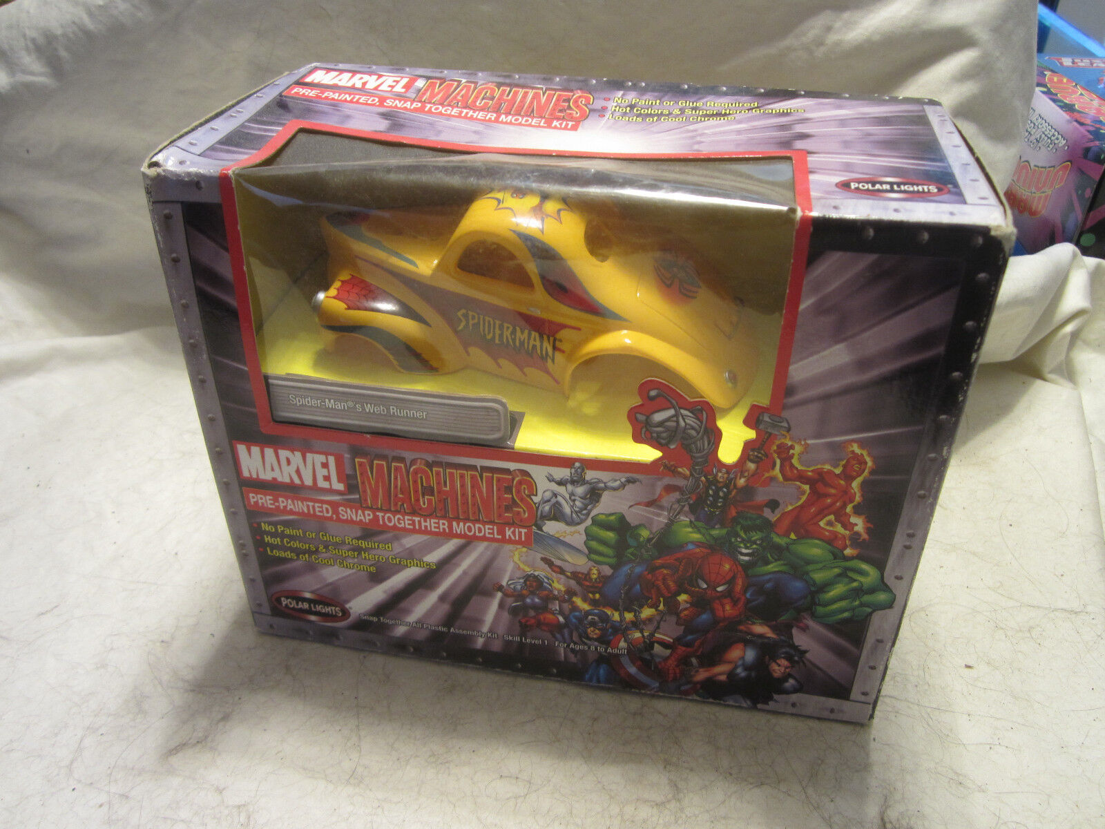 Marvel Machines Spider-Man's Web Runner Model Kit | eBay