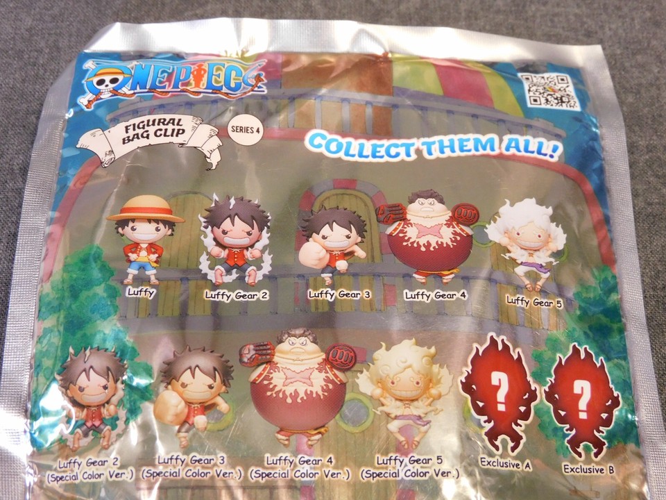 One Piece NEW * Luffy Gear 5 Clip * Blind Bag Series 4 Key Chain ...