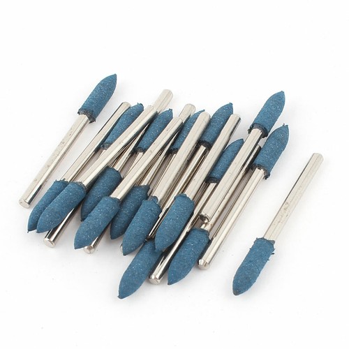 18 Pcs Rubber Cone Polishing Mounted Point Rotary Tool 4mm x 3mm ...