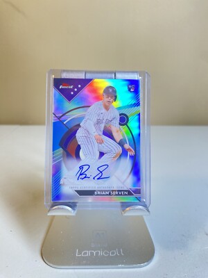 2023 Topps Finest Brian Serven Refractor Autograph Rookie Auto RC #FA ...