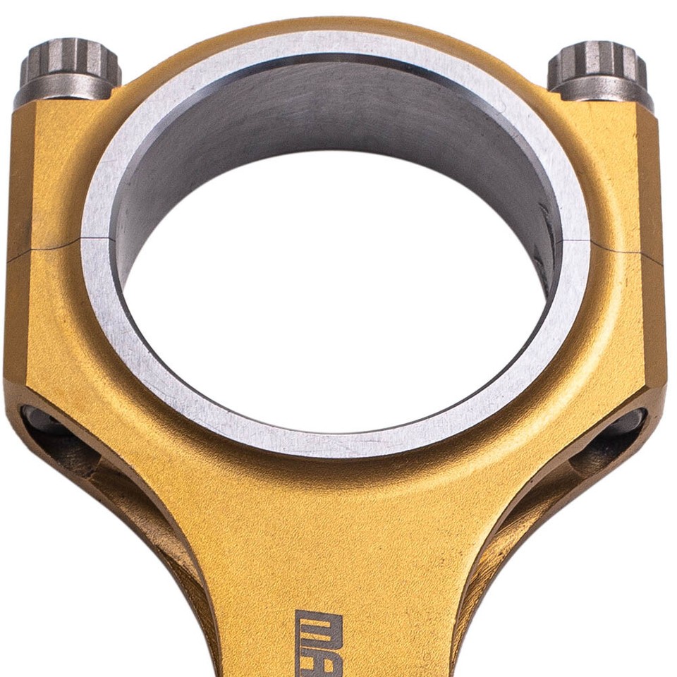 5x H-Beam Connecting Rods Conrods For Volvo 850 C70 T5 2.3L W/ ARP 2000 ...