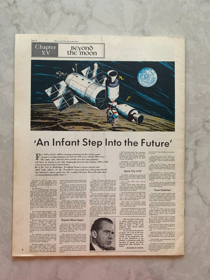TODAY - Florida's Space Age Newspaper, July, 1969 REPRODUCTION | eBay