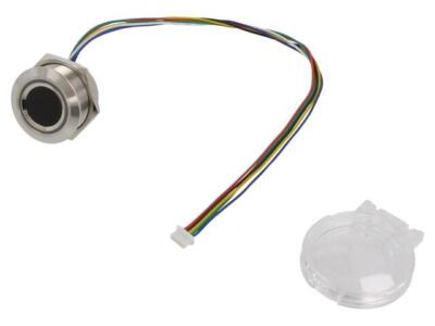 FINGERPRINT SENSOR WITH LED RING Click board 6pin Interface: UART Komp ...