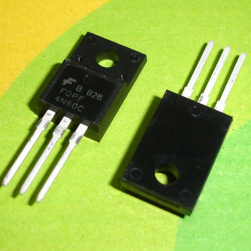 10 PCS FQPF4N60C TO-220F FQPF4N60 4N60C 4N60 4A 600V N-Channel Mosfet ...
