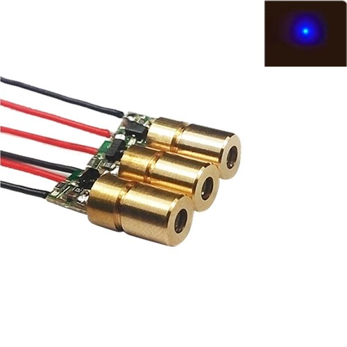 3pcs 450nm 5mw Mini Dot Pure Blue Laser Diode Module w/ Driver-in 2.3 ...