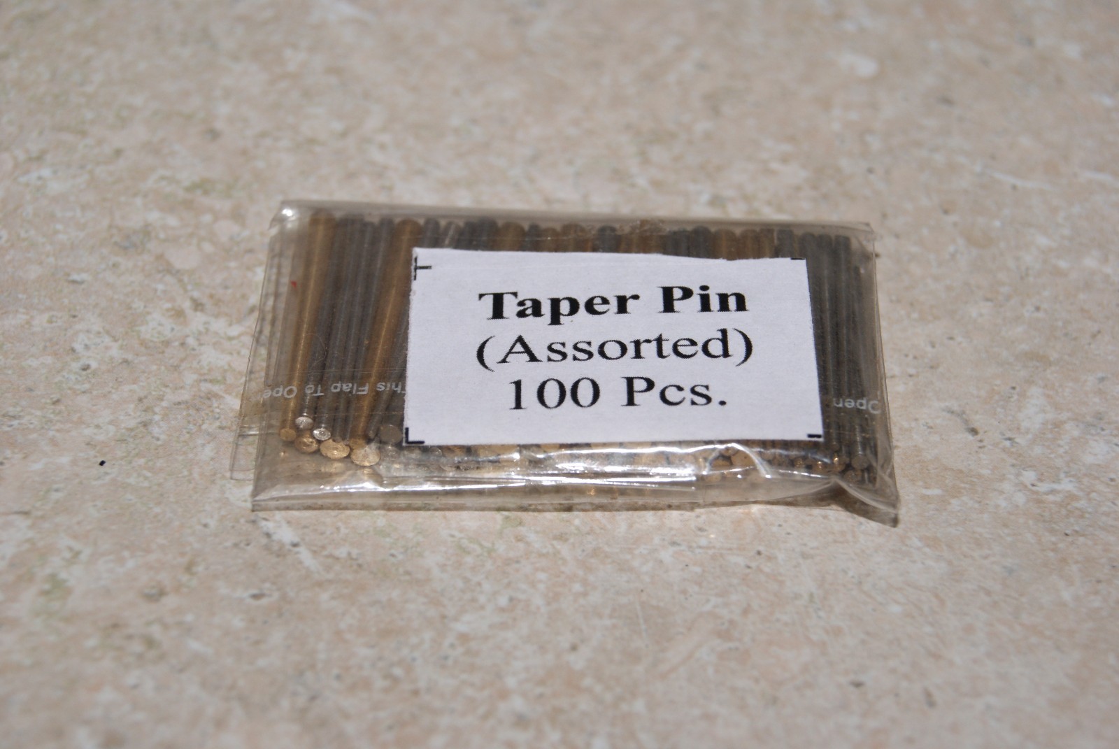 100 PCS BRASS & STEEL TAPERED PIN ASSORTMENT | eBay