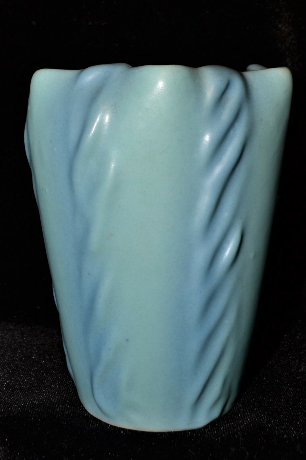️Van Briggle Ming Blue Vase Twist Rope Ivy Braid ️ | eBay
