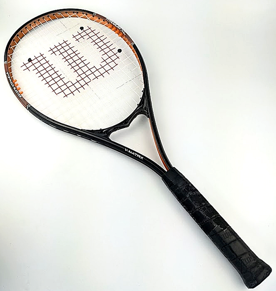 2 Wilson V-matrix Titanium XL Adult 27 1/2 Tennis Racquets Racket 4 3/8 ...