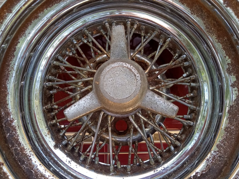 1988 Appliance True Spoke Wire (3) Wheels 15x8 JJTB Rear W/Front 14×7 ...