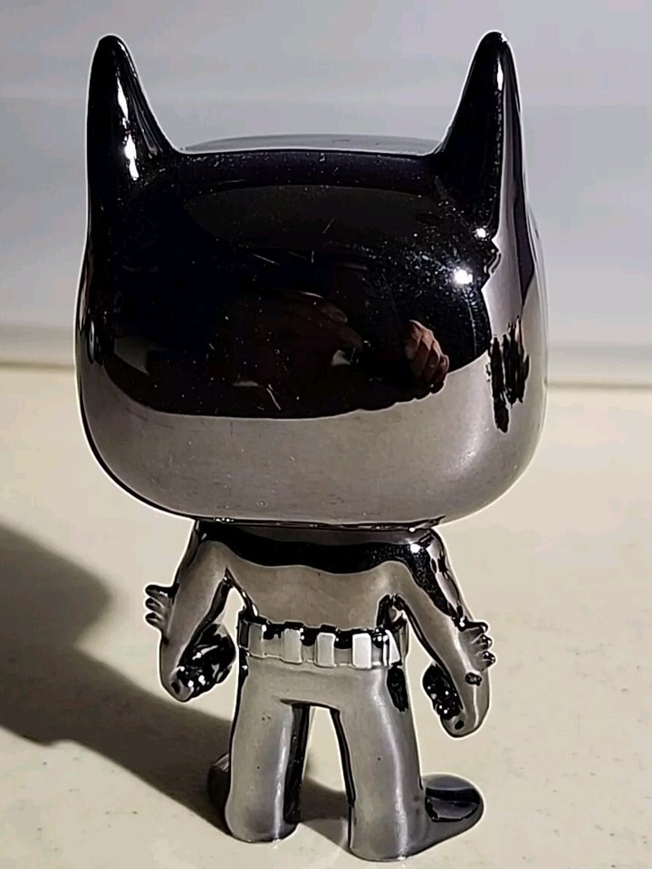 Funko Pop - Batman 287 SILVER METALLIC CHROME DVD Limited Edition ...