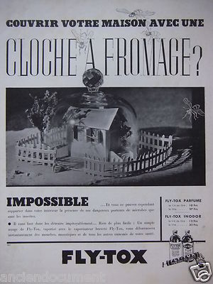 PUBLICITÉ FLY-TOX LA BOMBE INSECTICIDE POUR MOUCHES MITES UNE NUIT SANS ...