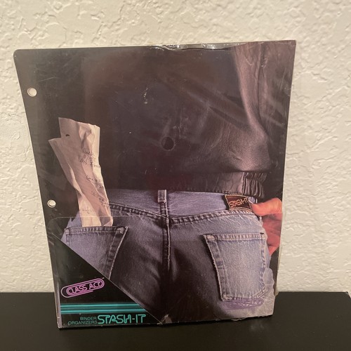 Class Act 1980s Era STASH-IT Binder Folder Organizers / Dividers 3 Pack ...