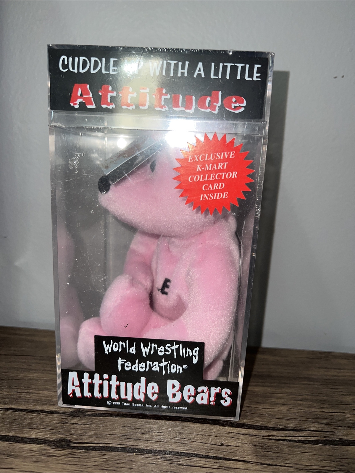 SABLE World Wrestling Foundation Attitude Bears 38 SPECIAL Pink Vintage WWE New | eBay