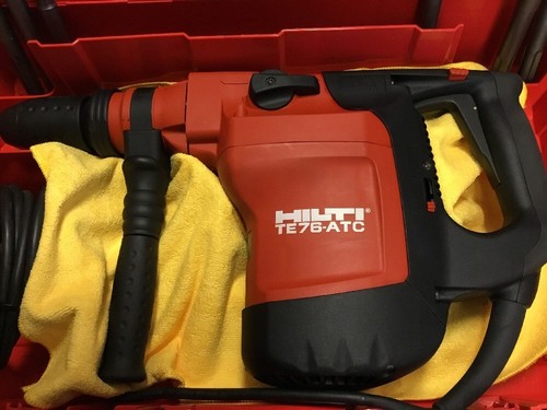 HILTI TE 76-ATC BRAND NEW, 230V, FREE ANGLE GRINDER, BITS AND CHISELS ...