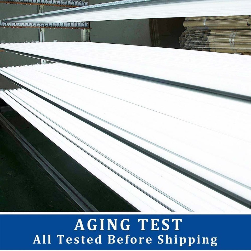 8 Pack 120W T8 8FT LED Shop Light FA8 Single Pin 6500K 8FT LED Tube ...