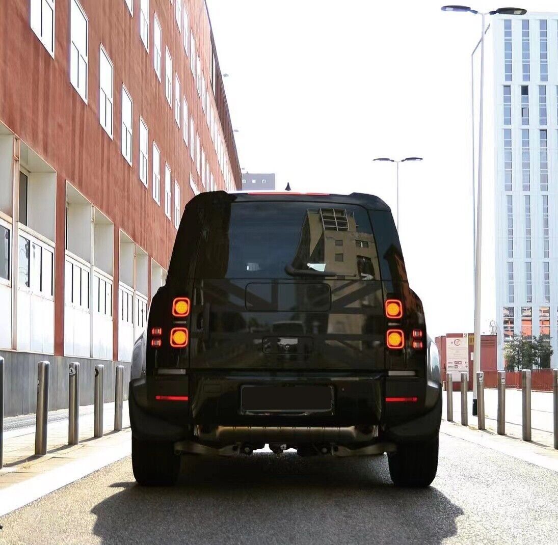 Black Rear Tire Tyre Wheel Cover Plate Fits For Defender 110 90 2022 ...