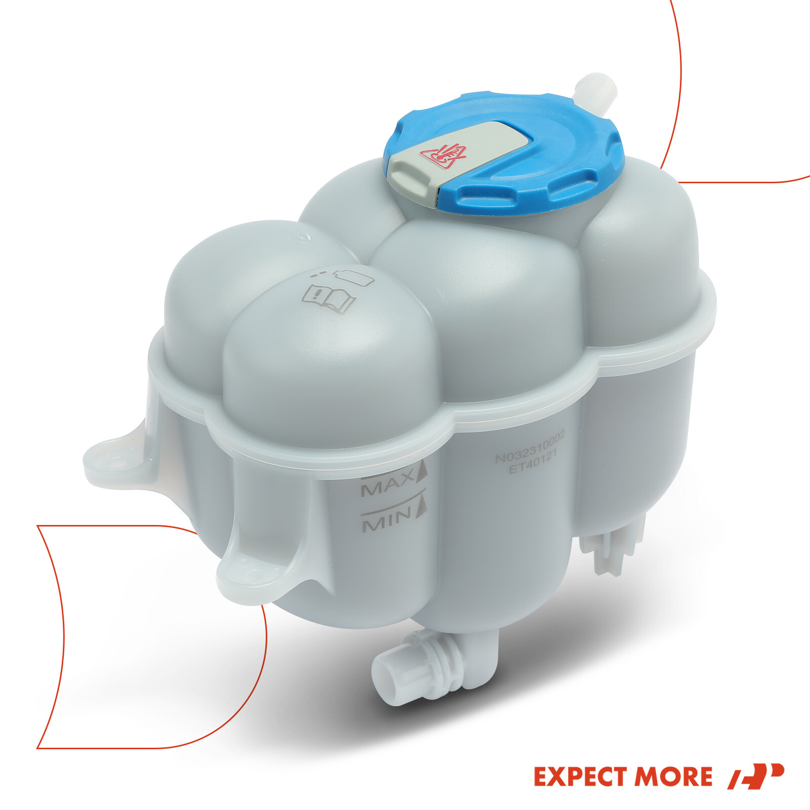 Expansion Tank with Cap for Audi Q7 2017-2022 2.0L 3.0L 4M0121321K ...