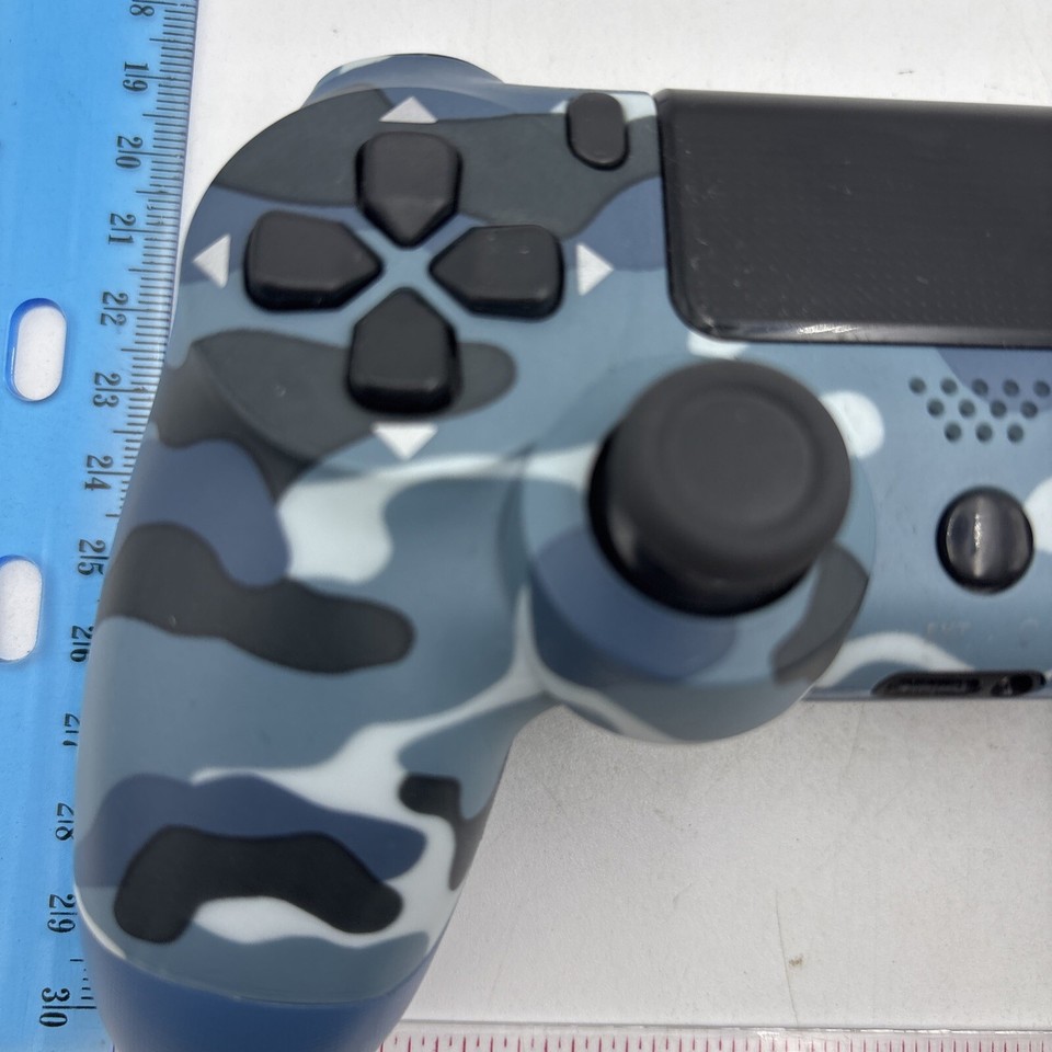 PS4 Controller Dual Shock 4 Blue Camo Parts Only Not Working Genuine ...
