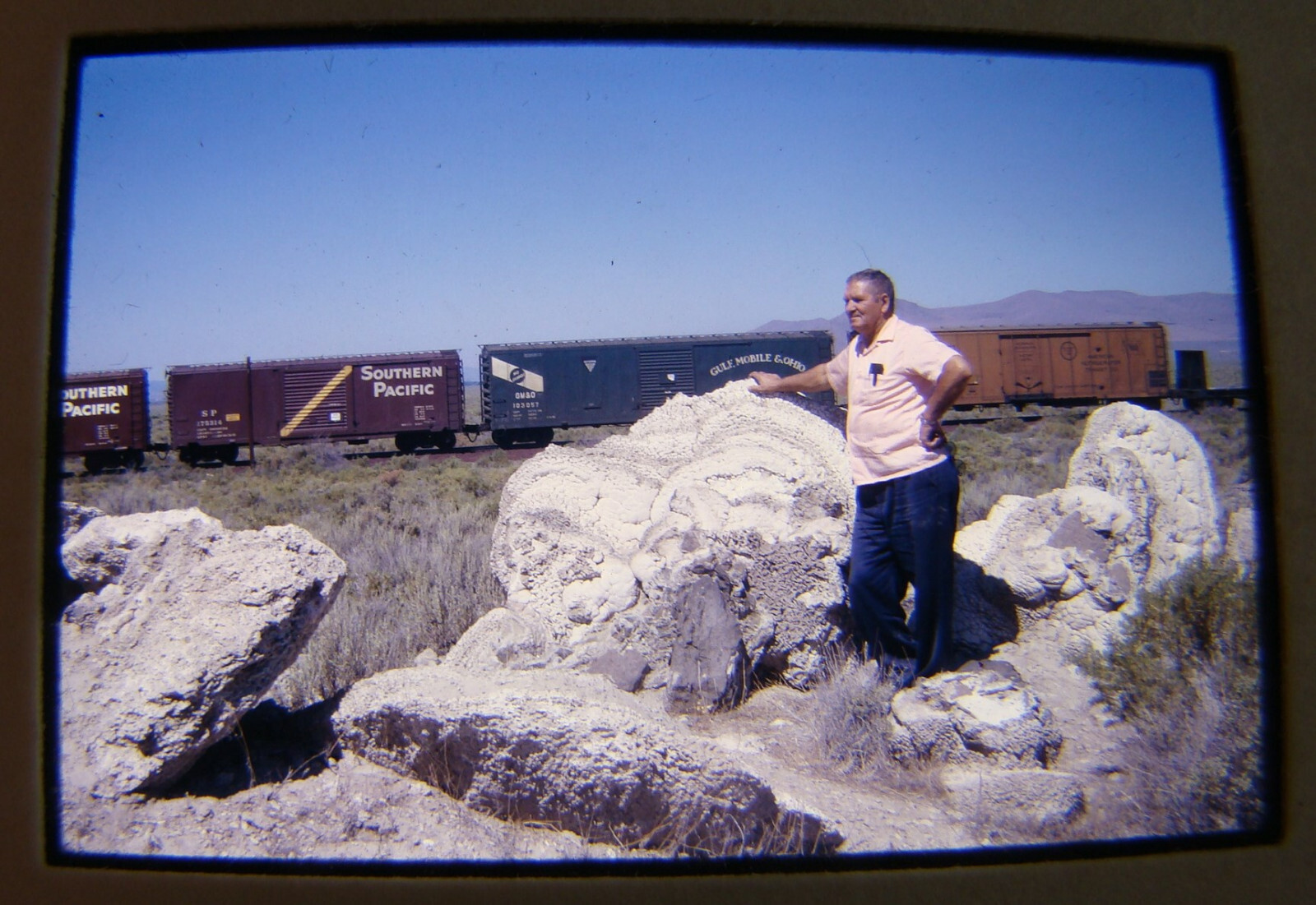 1960s Railroad Cars 35mm Color Slide Photo old train boxcar | eBay