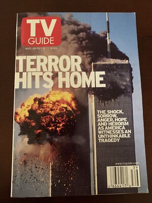 TV Guide Sept 29-Oct 5 2001 Terror Hits Home 09/11 Houston, Texas ...