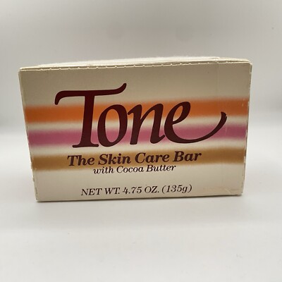 Vintage Tone Cream Skin Care Bar Soap Cocoa Butter 4.75 Oz New In Box ...
