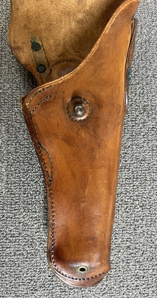 Vintage Original WW1 S & R T.M.U. Leather Holster 1911 .45 Pistol Belt ...