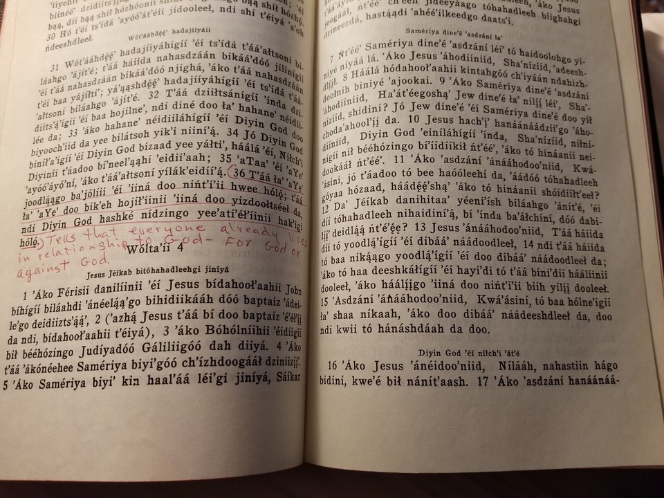 God Bizaad, The Holy Bible in Navajo - Rare | eBay