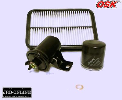 HOLDEN NOVA LG 1.6L 4AFE 1.8L 7AFE OIL AIR FUEL FILTER SERVICE KIT 94 ...