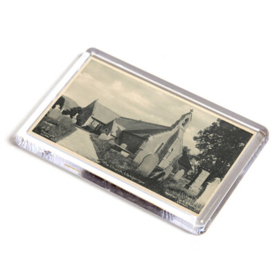 FRIDGE MAGNET - Vintage Wales - The Church, Llangernyw | eBay UK