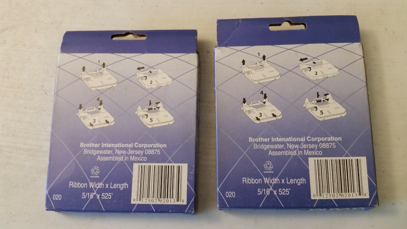 PACK OF 2 Brother CORRECTABLE 1030 Film Ribbons BLACK (1230) | eBay