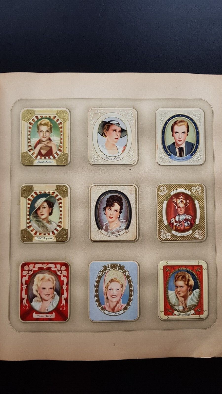 Sammelbilder-Album, Garbaty, Kur Mark Zigaretten, Moderne Schönheits ...