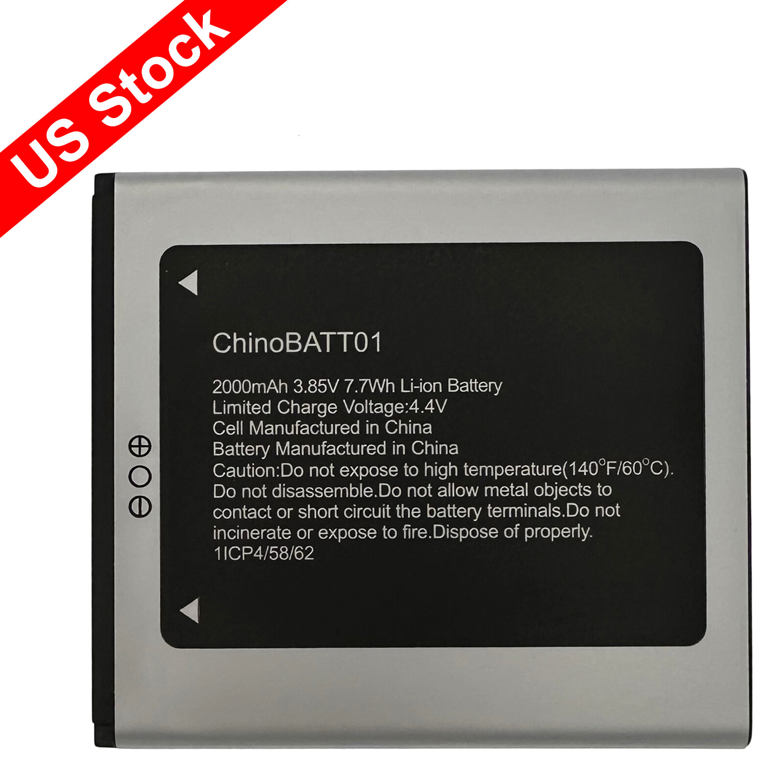 2pcs Battery For UMX Unimax U693CL BATT01 ChinoBATT01 1ICP4/58/62 ...