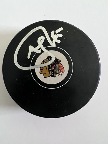 Andrew Shaw Signed Autographed Chicago Blackhawks Logo Hockey Puck ...
