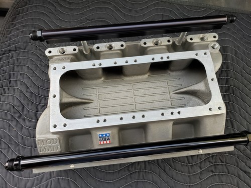 New Indy Mod Man aluminum efi intake w/fuel rails for 426 Hemi | eBay