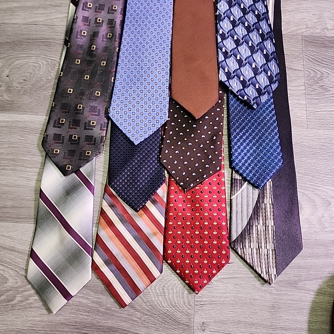 Lot Of 11 Ties Neckties Stafford George Bespoke Austin Manor Como House ...