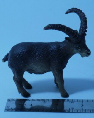 BULLYLAND IBEX ANIMAL WILD GOAT 3.5'' PVC FIGURE | eBay