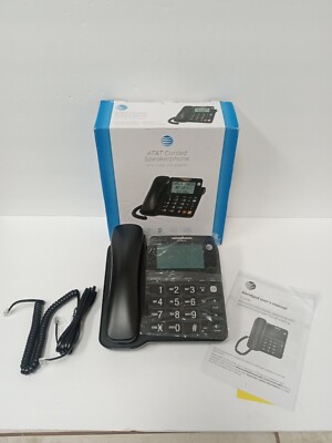 AT&T Corded Speakerphone w Large Tilt Display Telephone | eBay