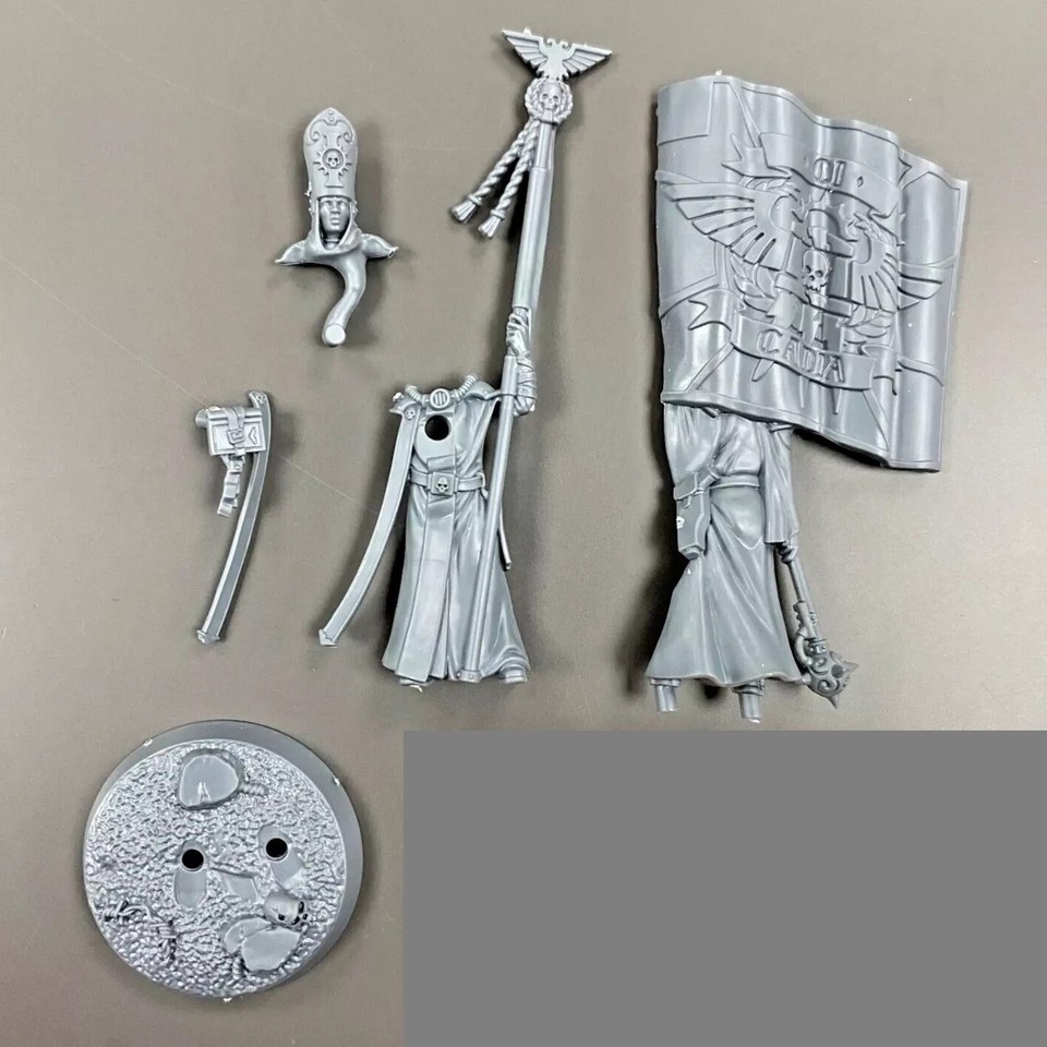 Hell's Last Confessor Banner Bearer Astra Militarum Warhammer 40K ...